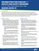 Is It Safe to Bring My Child to Child Care during COVID-19?