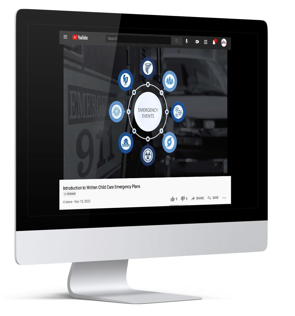 Written Emergency Plan Video Series for Child Care Providers
