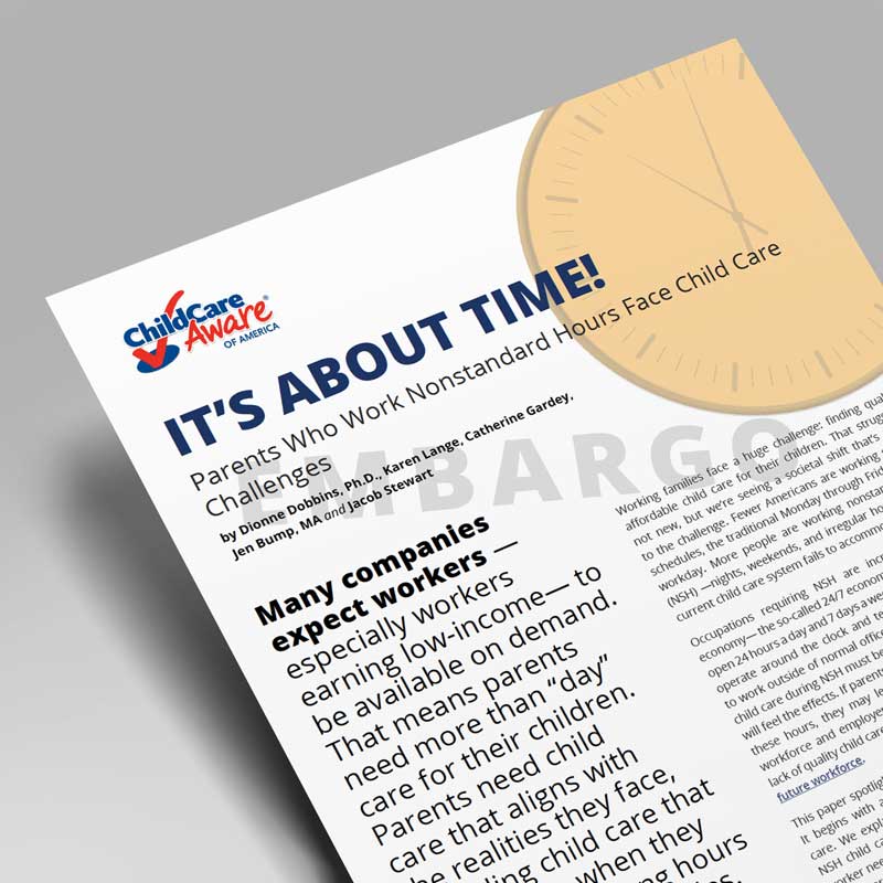 Download the Report: It's About Time: Parents Who Work Nonstandard ... Download the Report: It's About Time: Parents Who Work Nonstandard ...